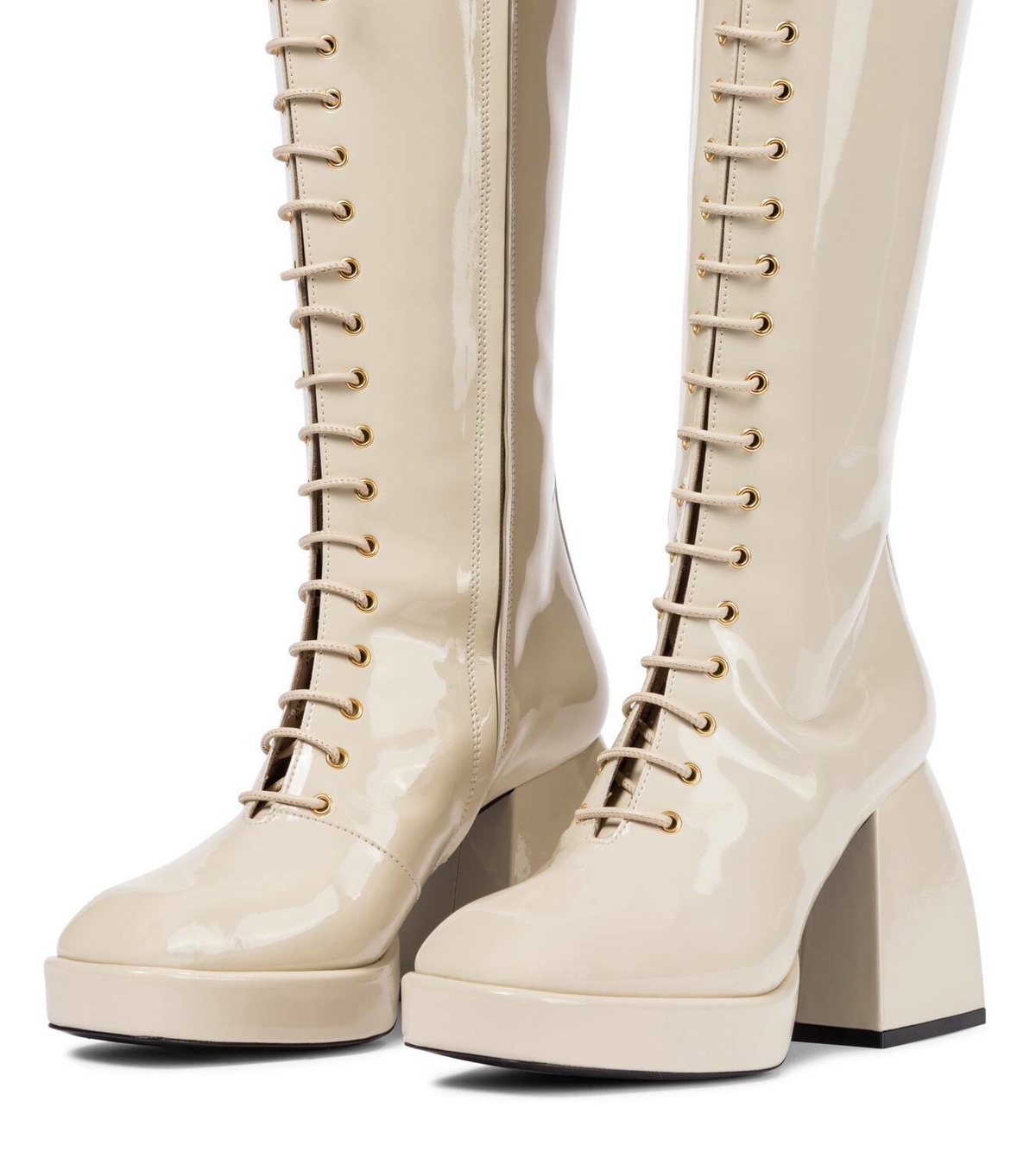 Nodaleto Bulla Ward patent leather knee-high boots Nodaleto