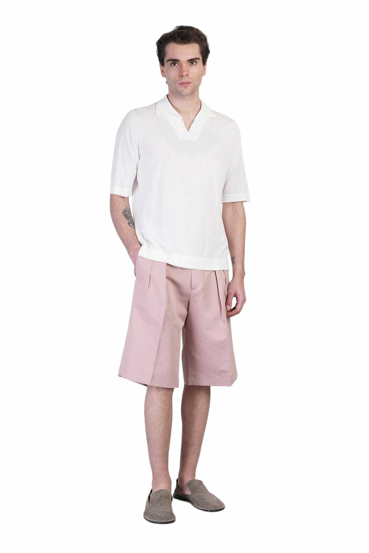 Briglia 1949 Bedfords Shorts In Rose-pink Cotton Briglia 1949