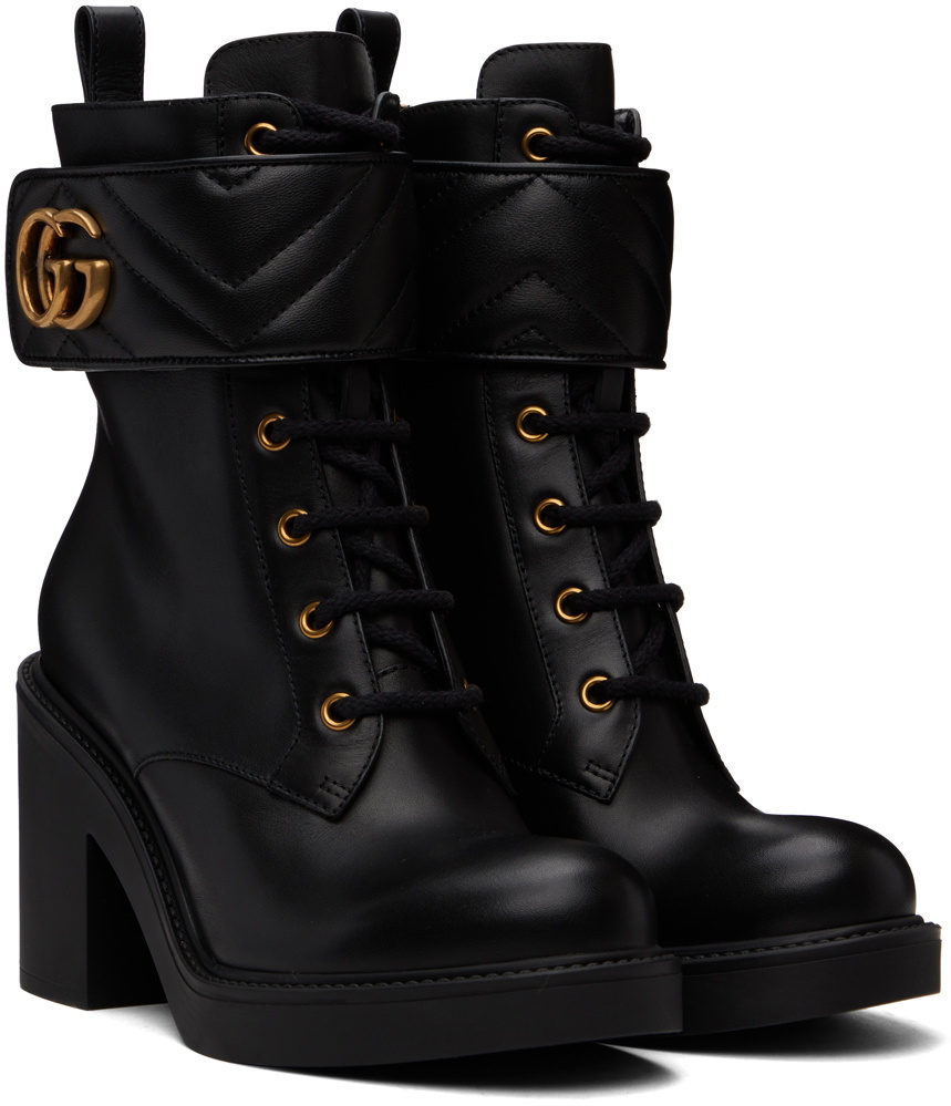 Gucci Black Marmont Boots Gucci