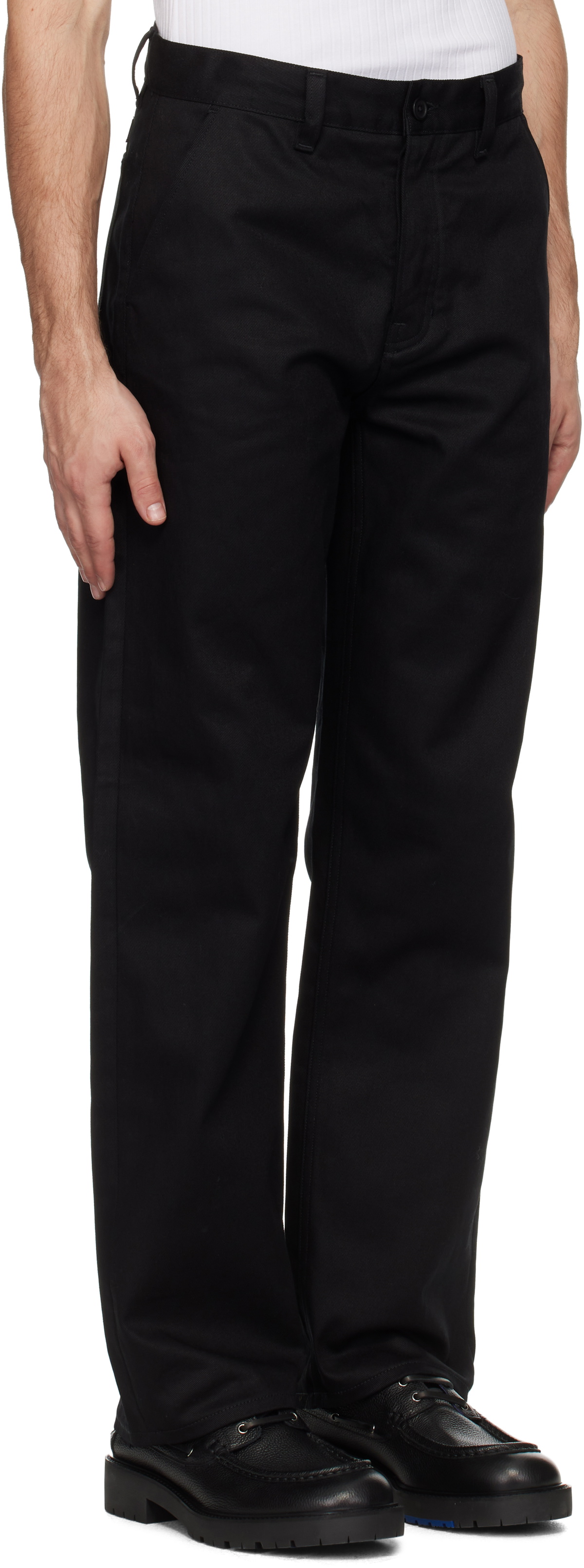Nudie Jeans Black Tuff Tony Trousers Nudie Jeans Co