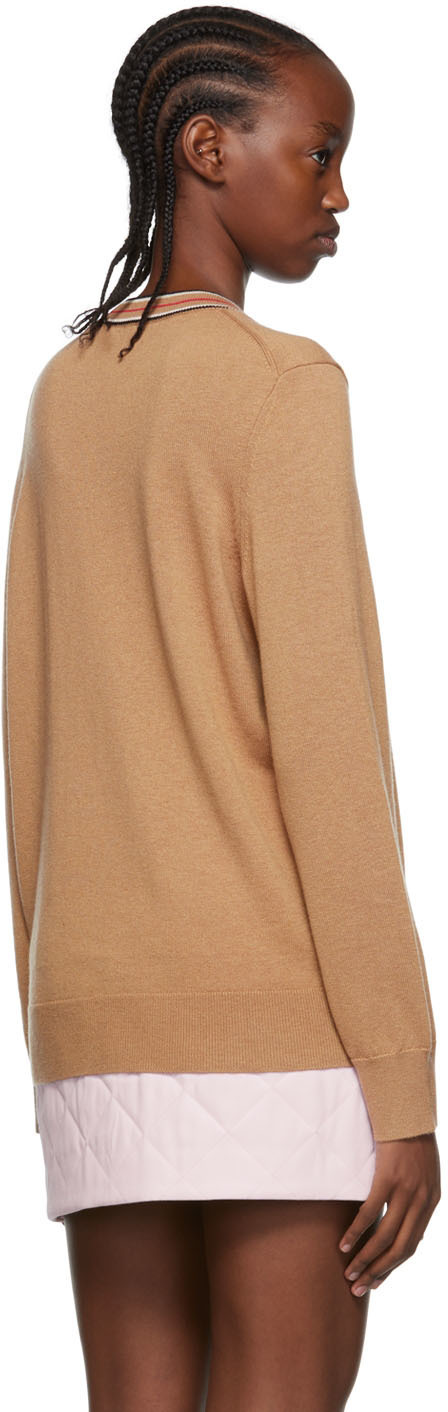 Burberry Tan Cashmere Sweater Burberry