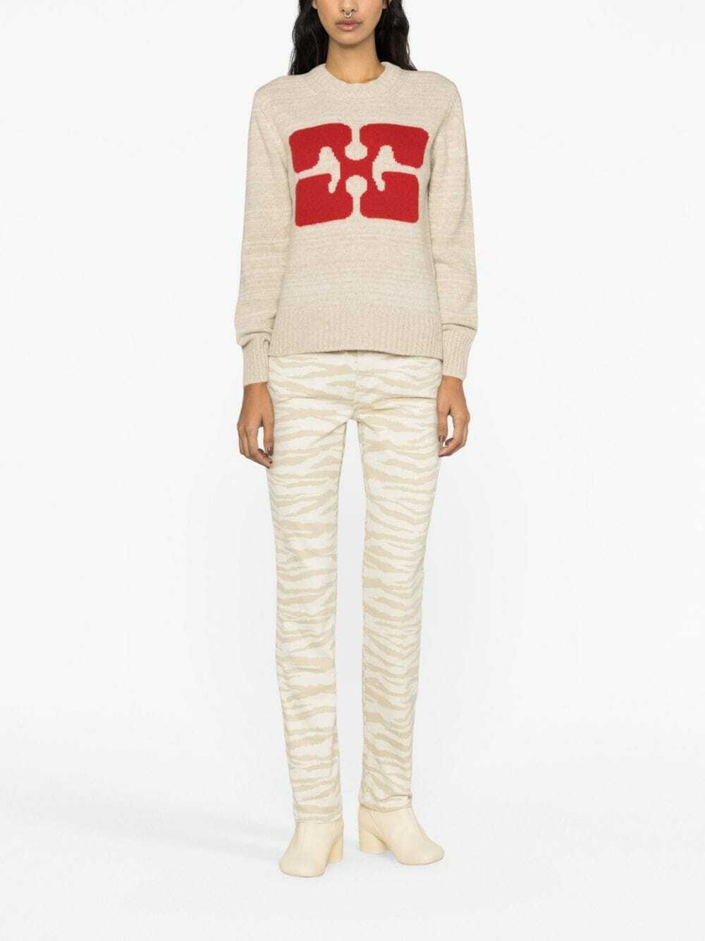 GANNI - Logo Wool Jumper GANNI
