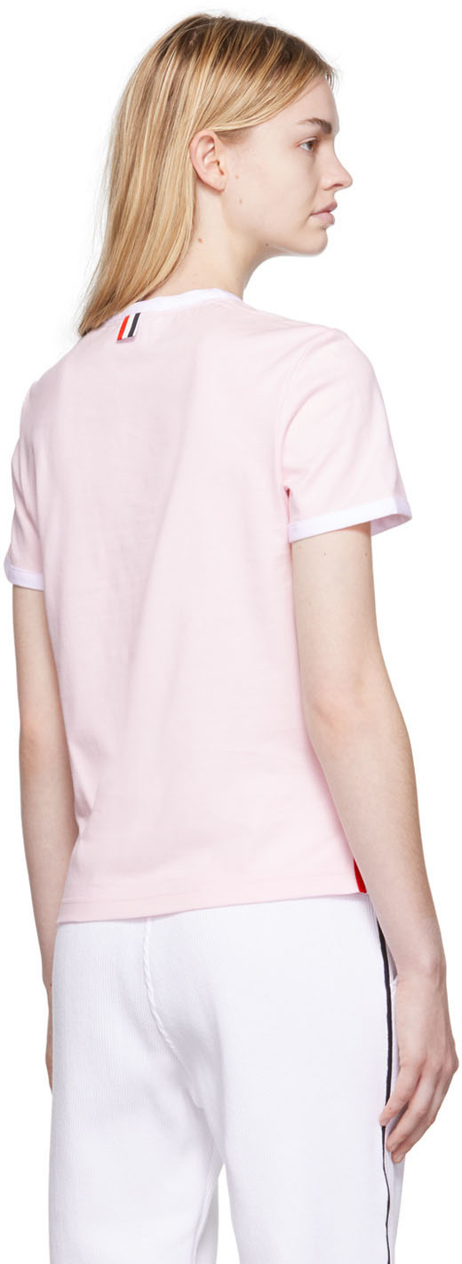 Thom Browne Pink Ringer T-Shirt Thom Browne