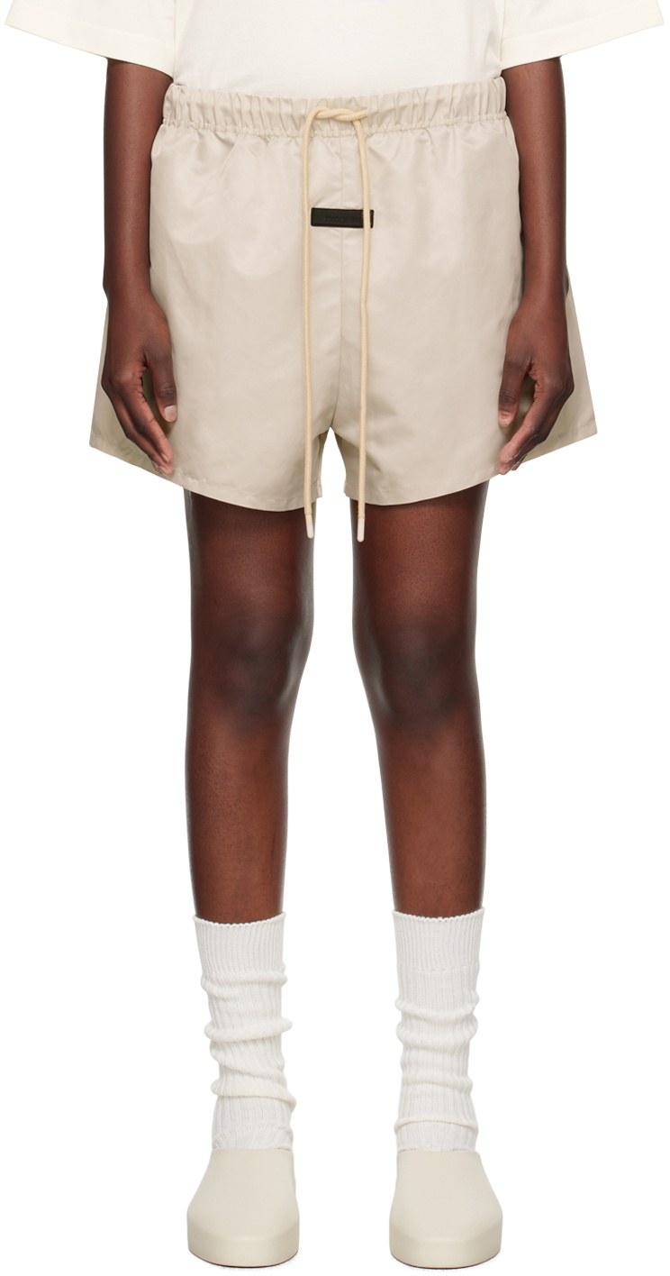 Fear of God ESSENTIALS Taupe Drawstring Shorts Fear Of God Essentials