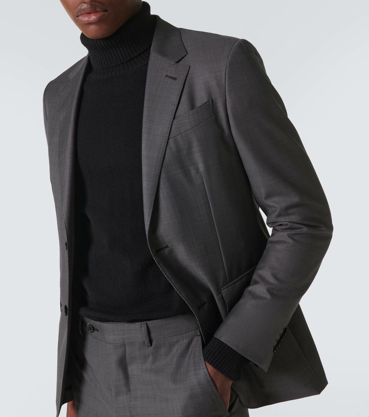 Rubinacci Cashmere turtleneck sweater Rubinacci