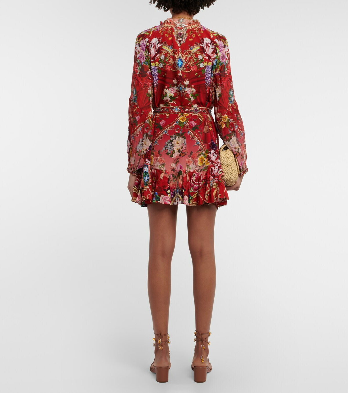 Camilla Printed silk minidress Camilla