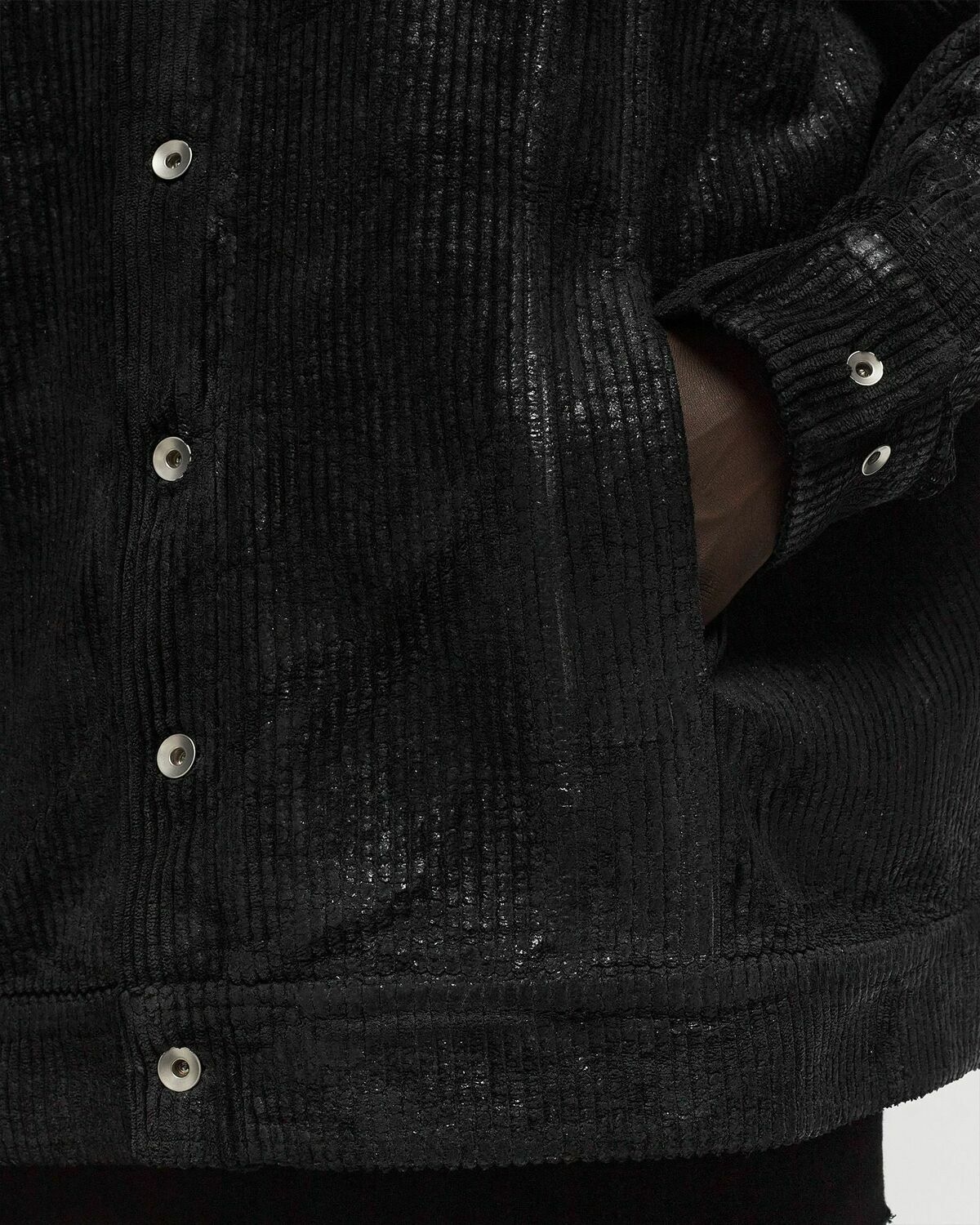Rick Owens Drkshdw Woven Padded Jacket Jumbo Worker Black Denim Jackets ...