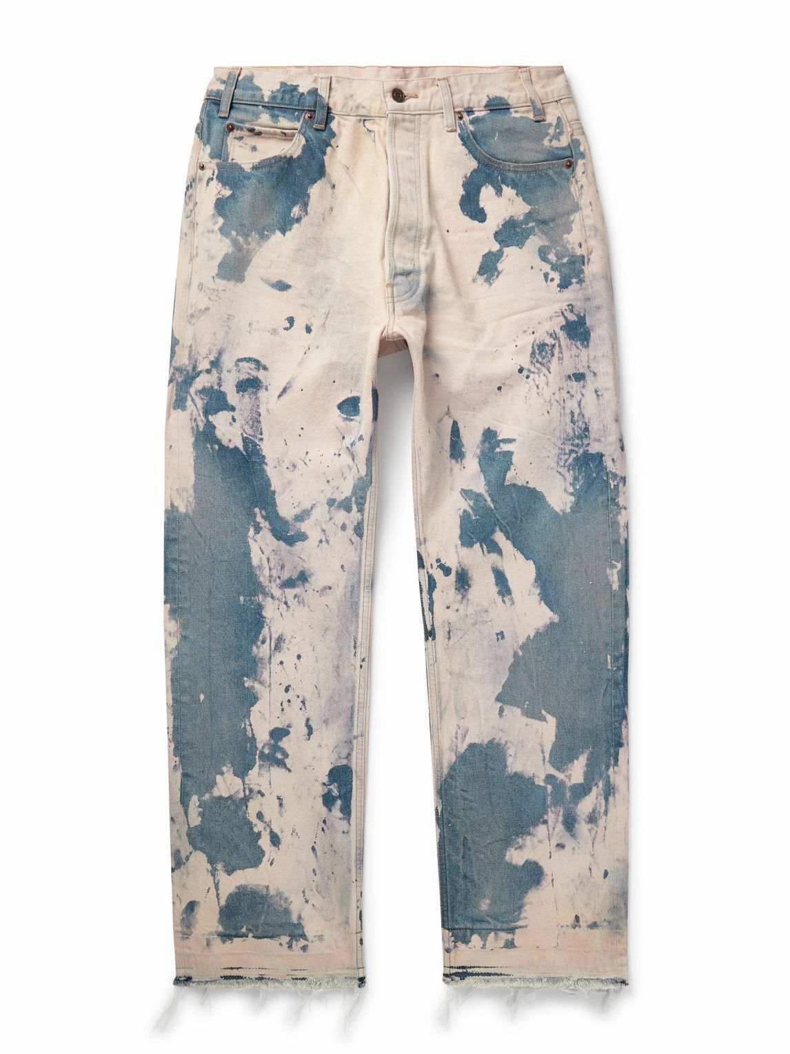 CELINE - Wesley Straight-Leg Bleached Jeans - Blue Celine