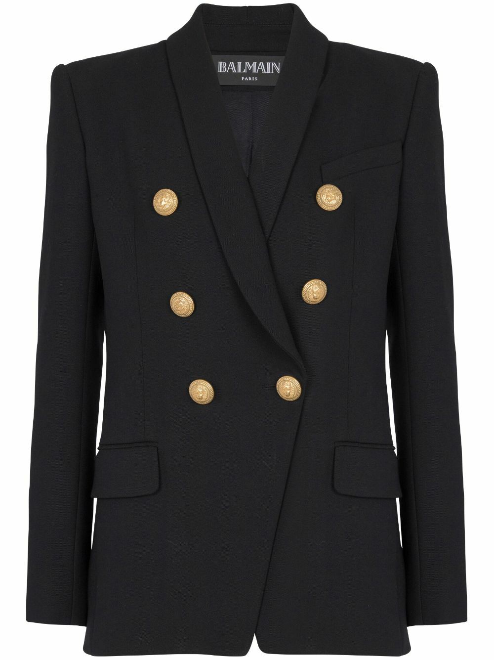 BALMAIN - Double Breasted Wool Jacket Balmain