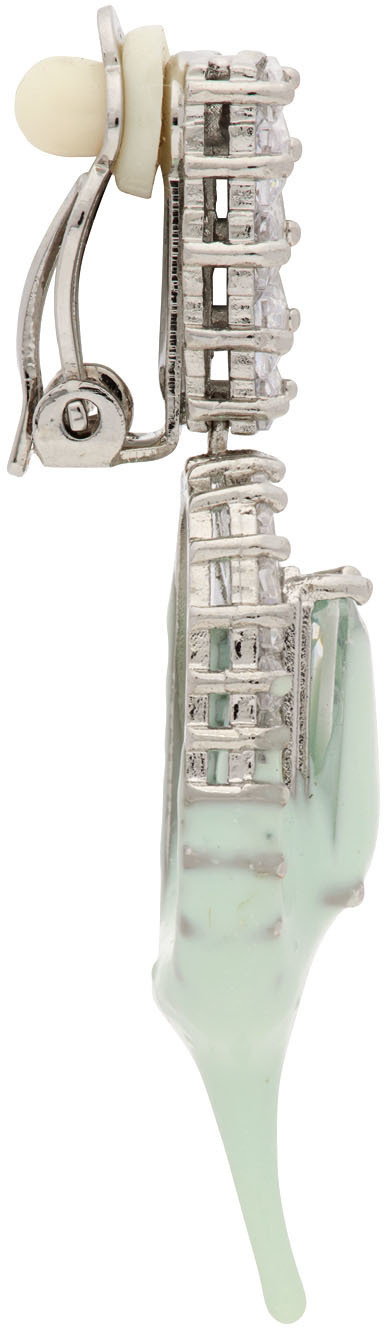 Ottolinger SSENSE Exclusive Green Otto Earrings Ottolinger