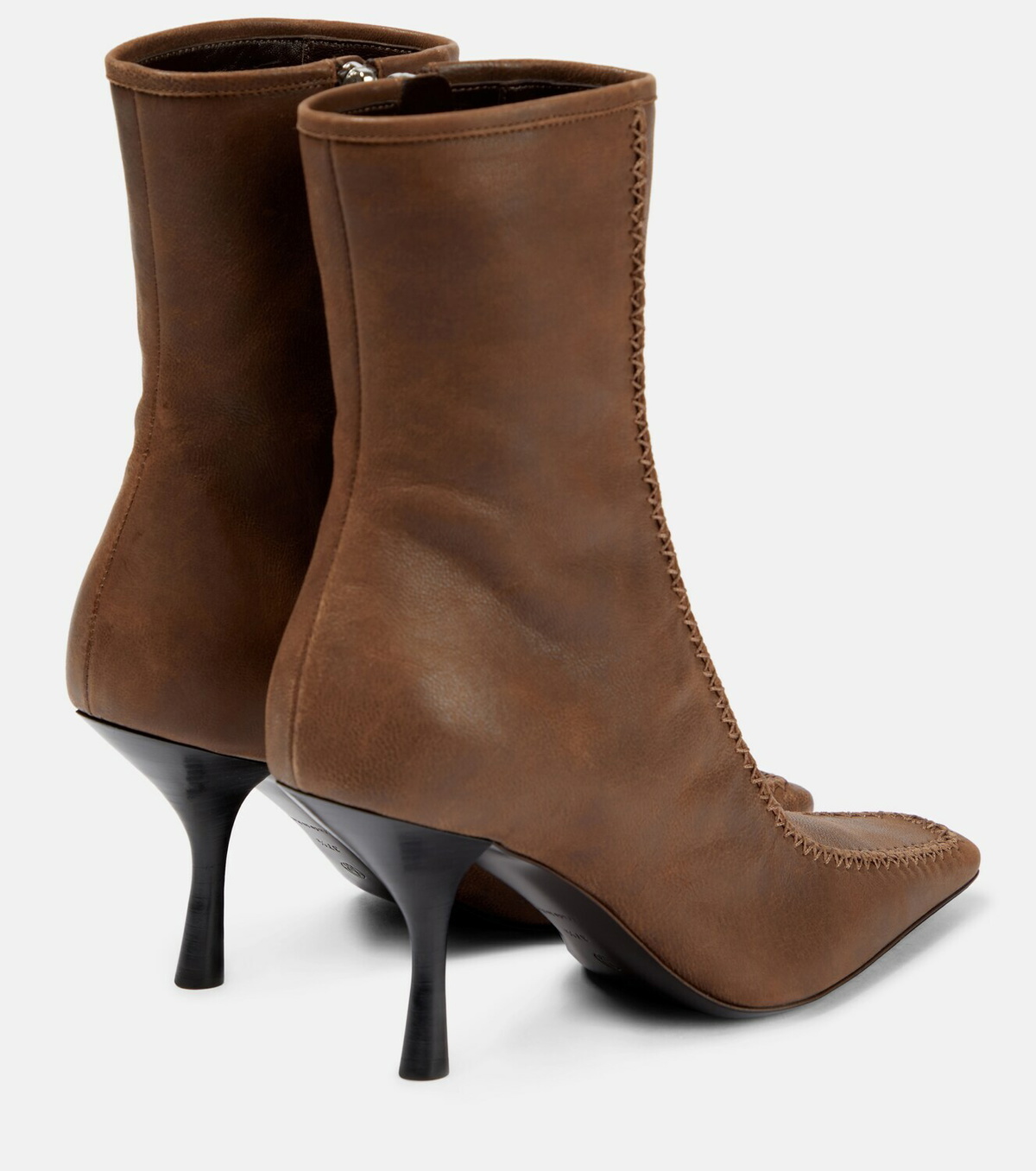 The Row - Romy leather ankle boots The Row