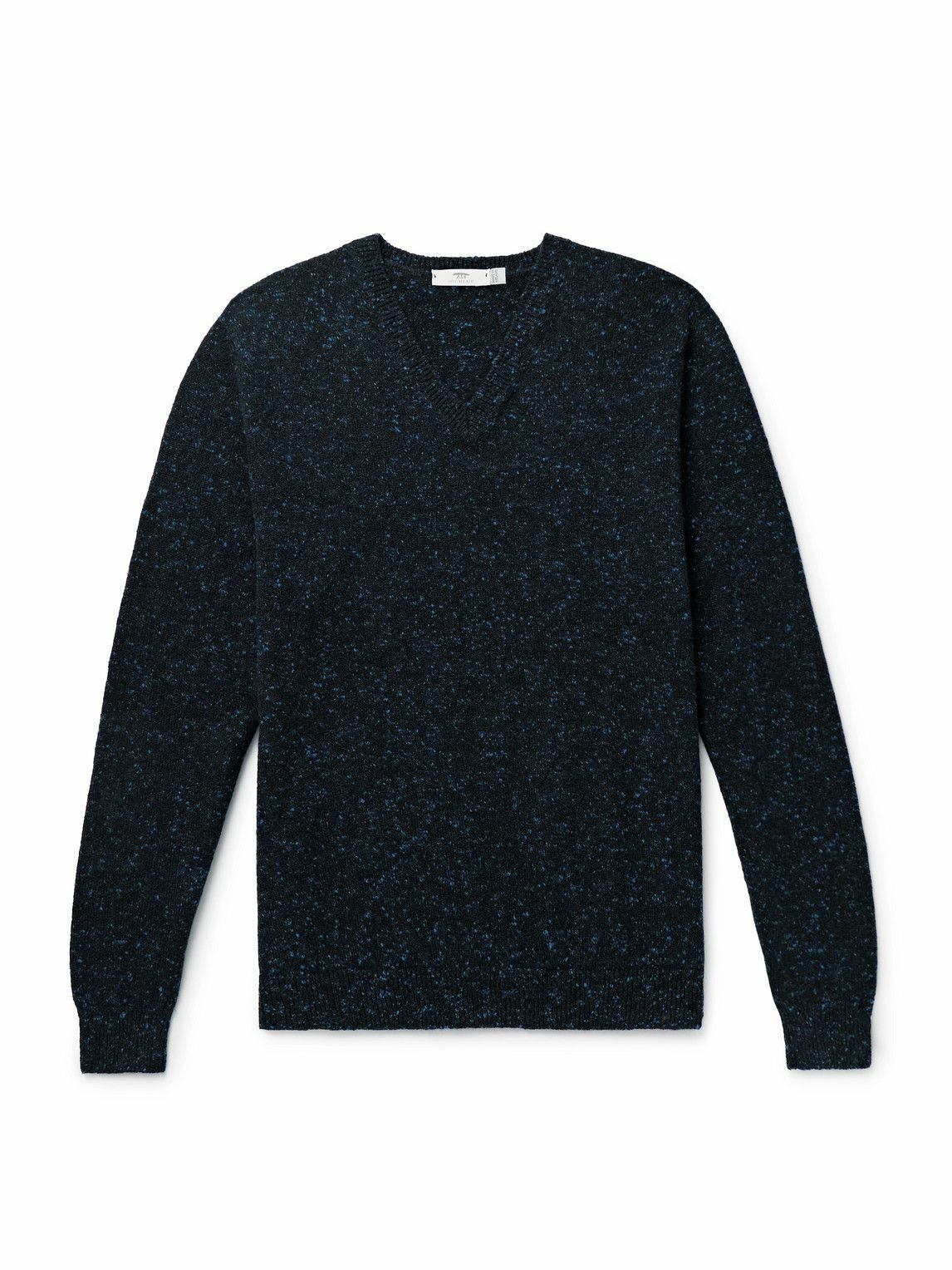 Inis Meáin - Merino Wool and Cashmere-Blend Sweater - Blue Inis Meáin