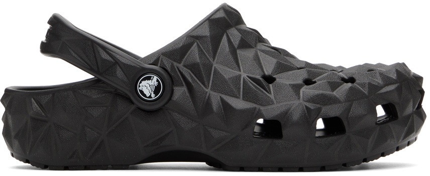 Crocs Black Classic Geometric Clogs Crocs