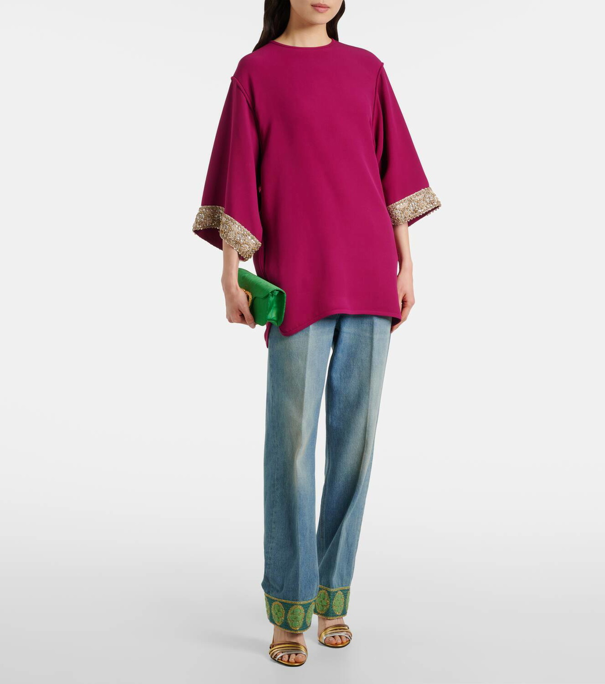 Valentino Cady Couture embroidered top Valentino