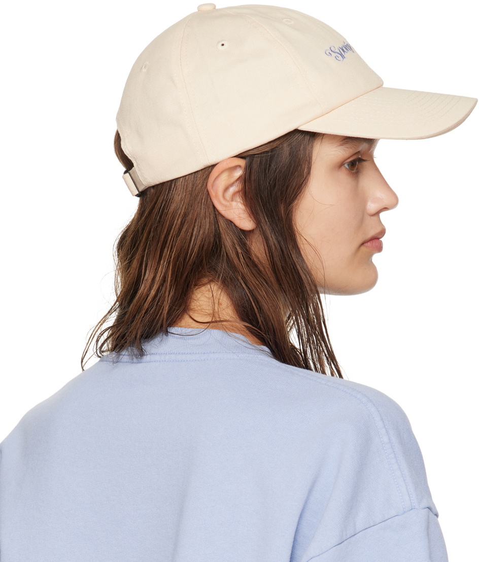 Sporty & Rich Off-White 'NY Tennis Club' Cap Sporty & Rich