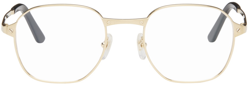 Cartier Gold Square Glasses Cartier