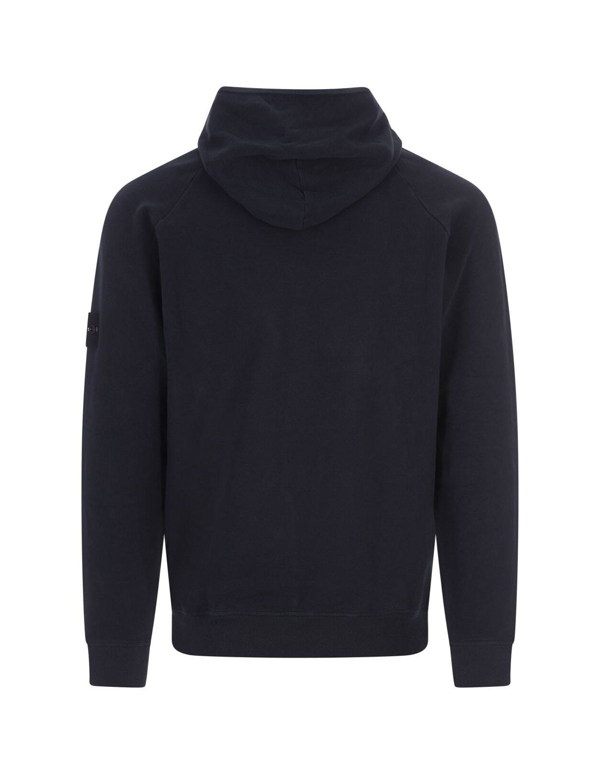Stone Island Navy Blue Sweatshirt With Lined Hoodie Stone Island
