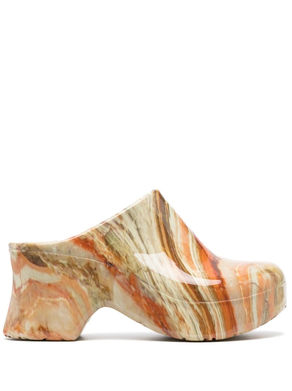 LOEWE - Marble-effect Rubber Clog Loewe