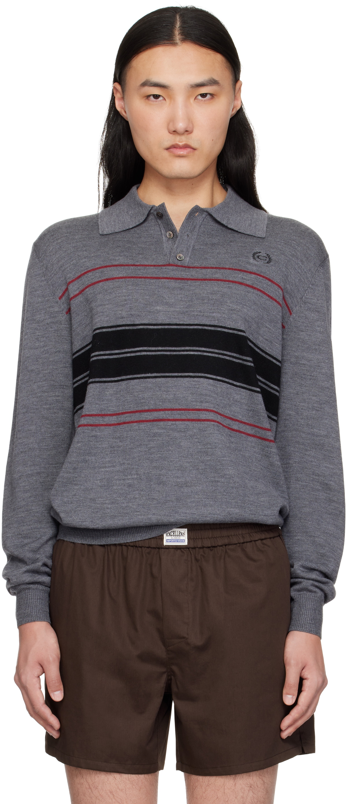 Commission Gray Dad Polo Commission