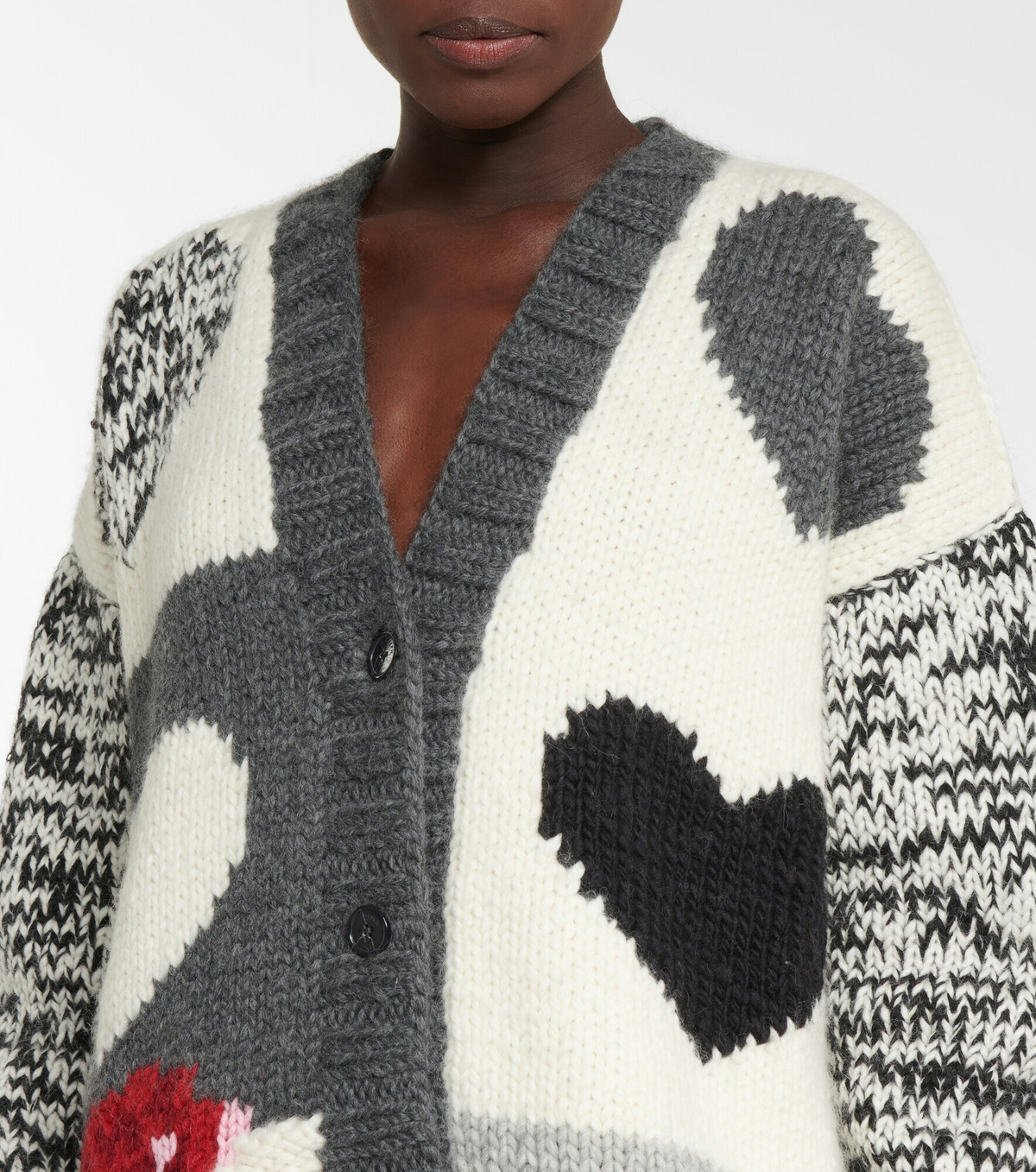 Joseph - Intarsia wool-blend cardigan Joseph