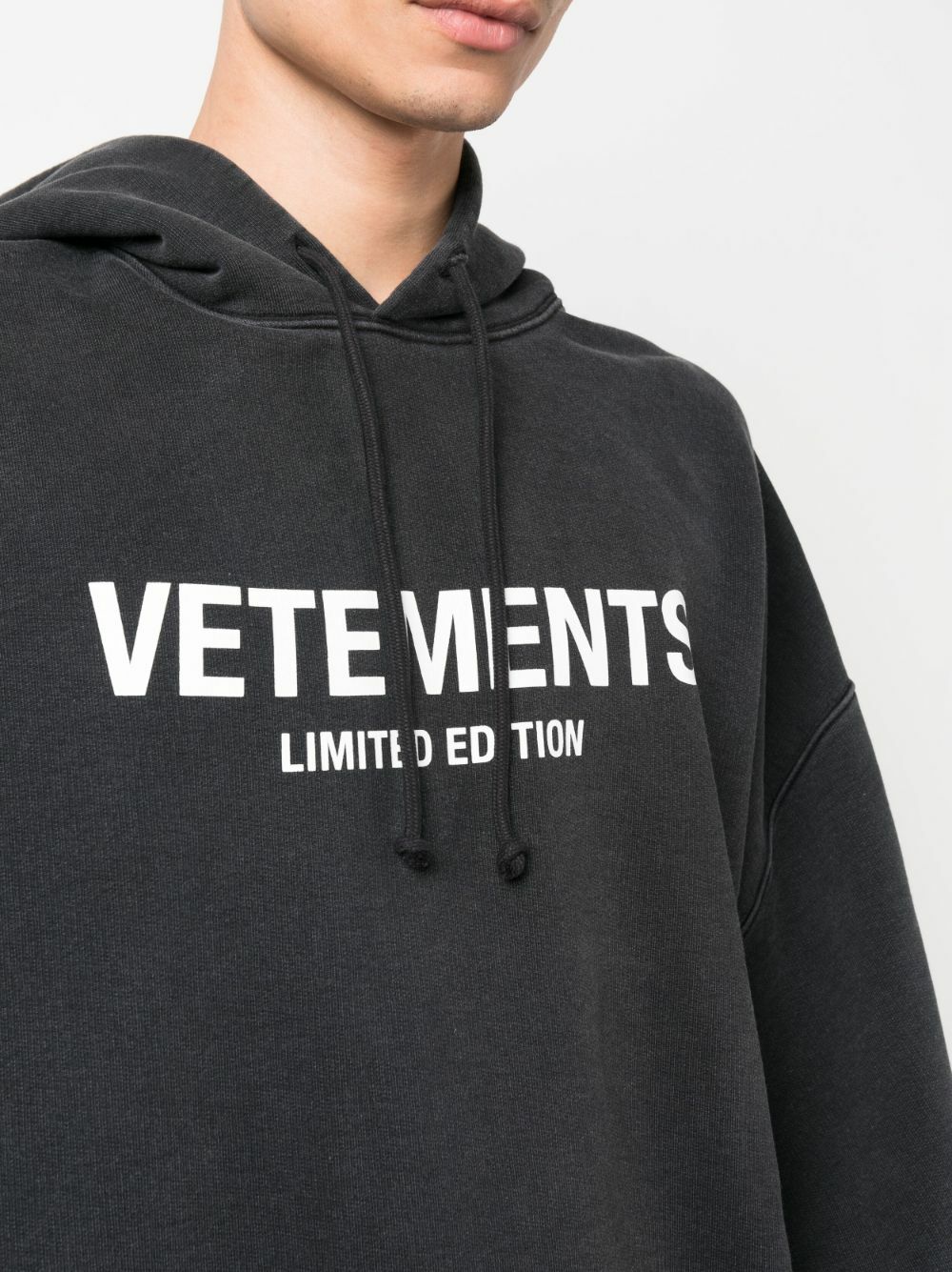 VETEMENTS - Logo Cotton Hoodie Vetements
