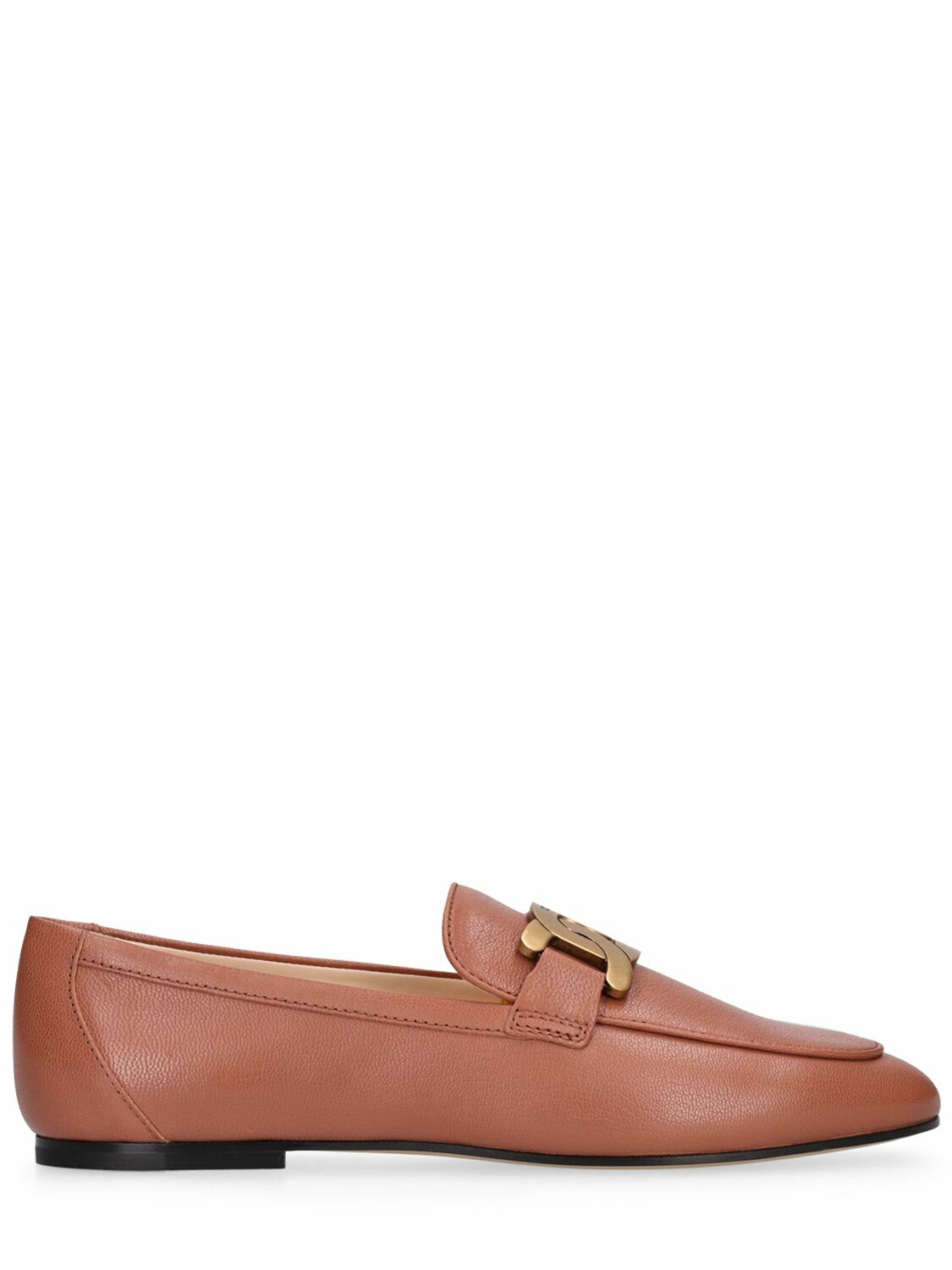 TOD'S - 10mm Leather Chain Loafers Tod's