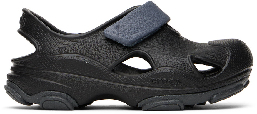 Crocs Kids Black All Terrain Fisherman Clogs Crocs