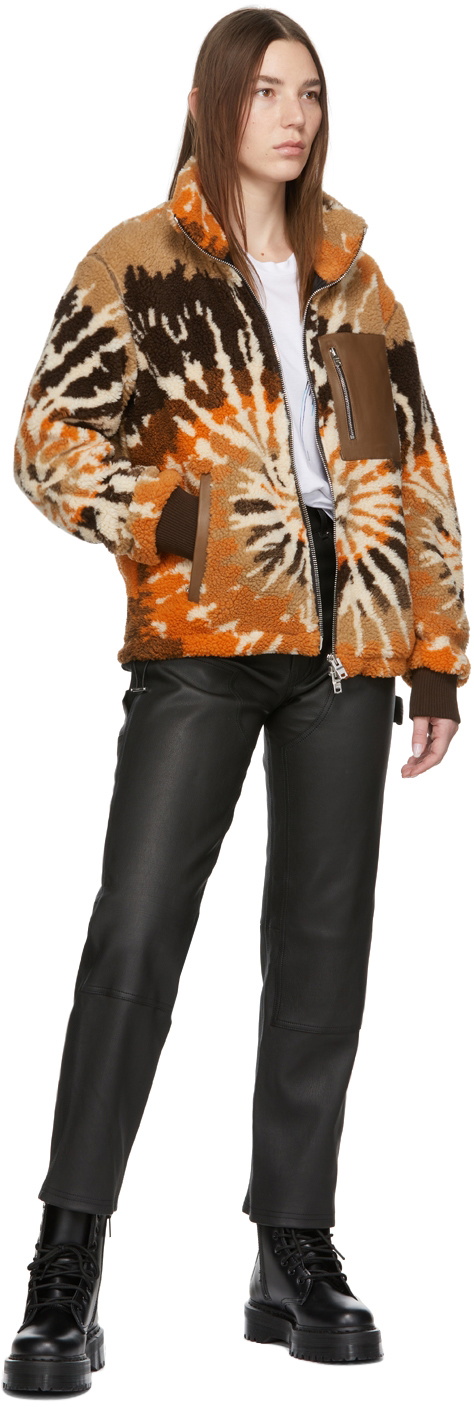 AMIRI Orange Tie Dye Track Jacket Amiri