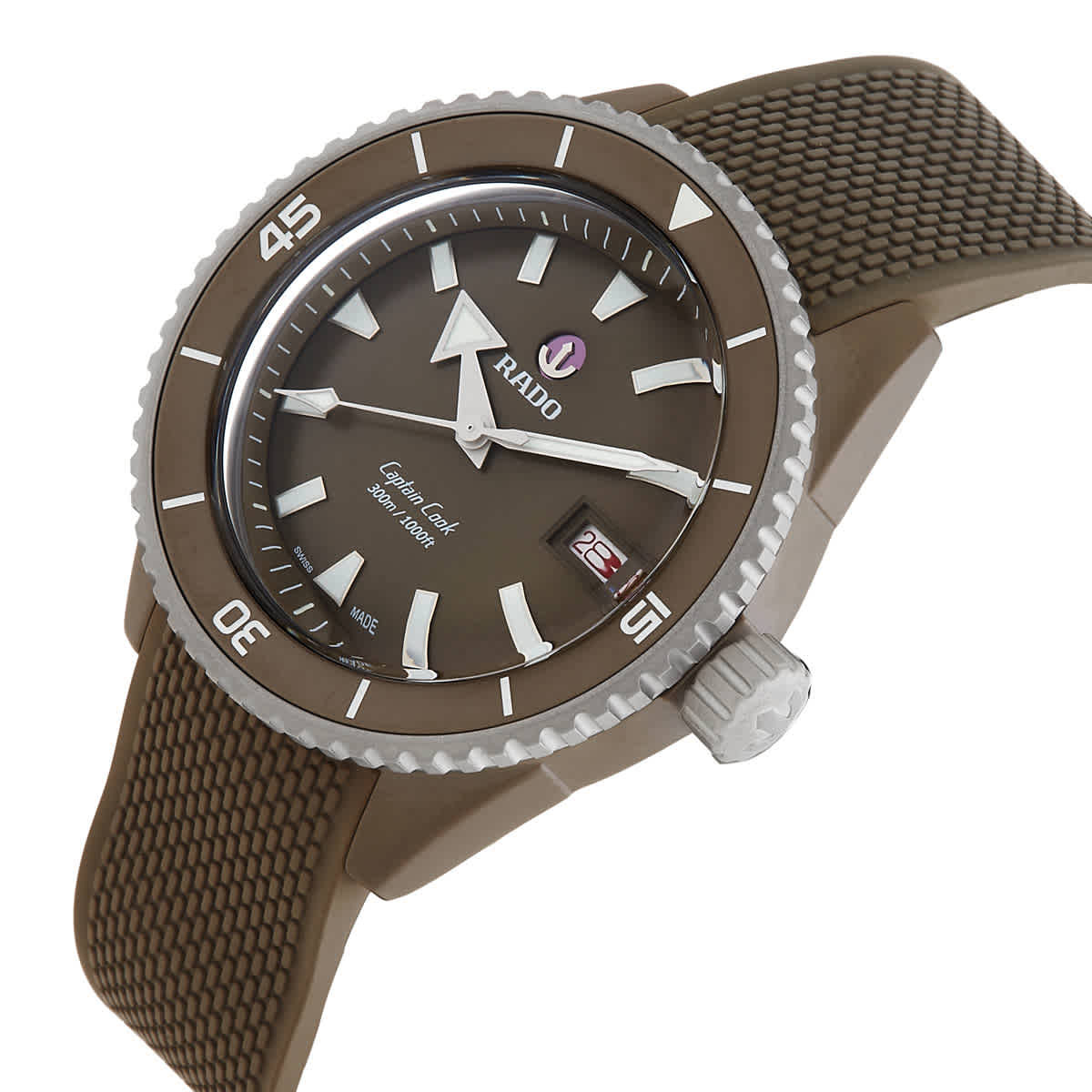 Rado Captain Cook Automatic Green Dial Mens Watch R32130318 Rado