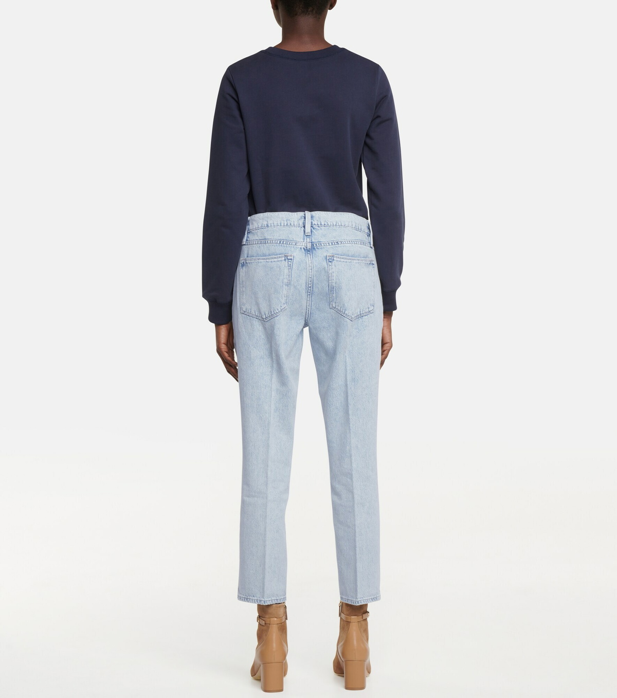 Frame - Le High Straight cropped jeans Frame Denim