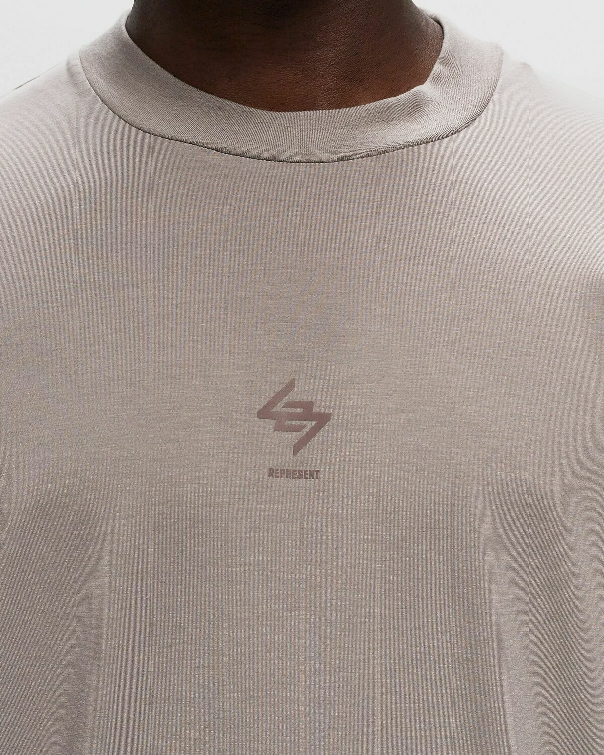 Represent 247 Oversized T Shirt Grey Shortsleeves Represent