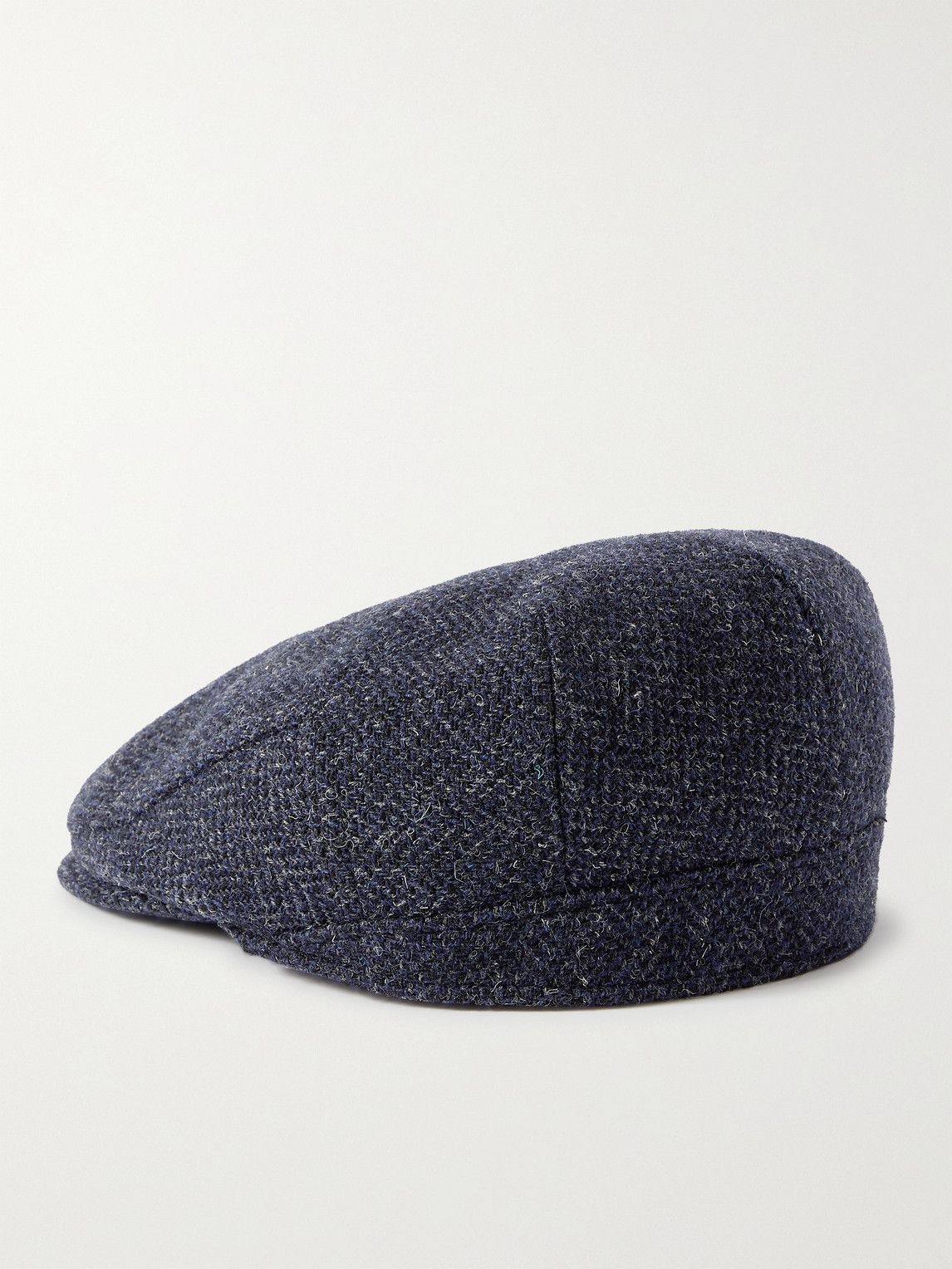Kingsman - Lock & Co Hatters Checked Wool-Tweed Flat Cap - Blue Kingsman