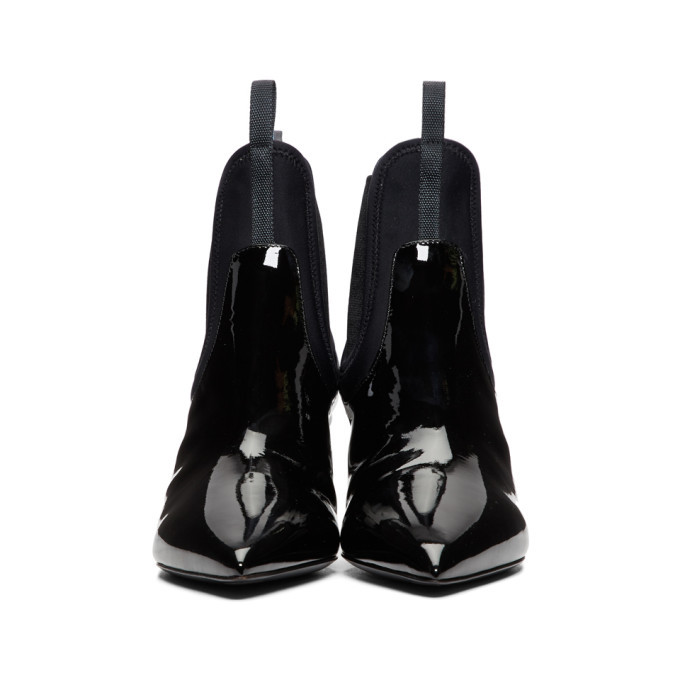 Prada Black Patent Leather Boots Prada