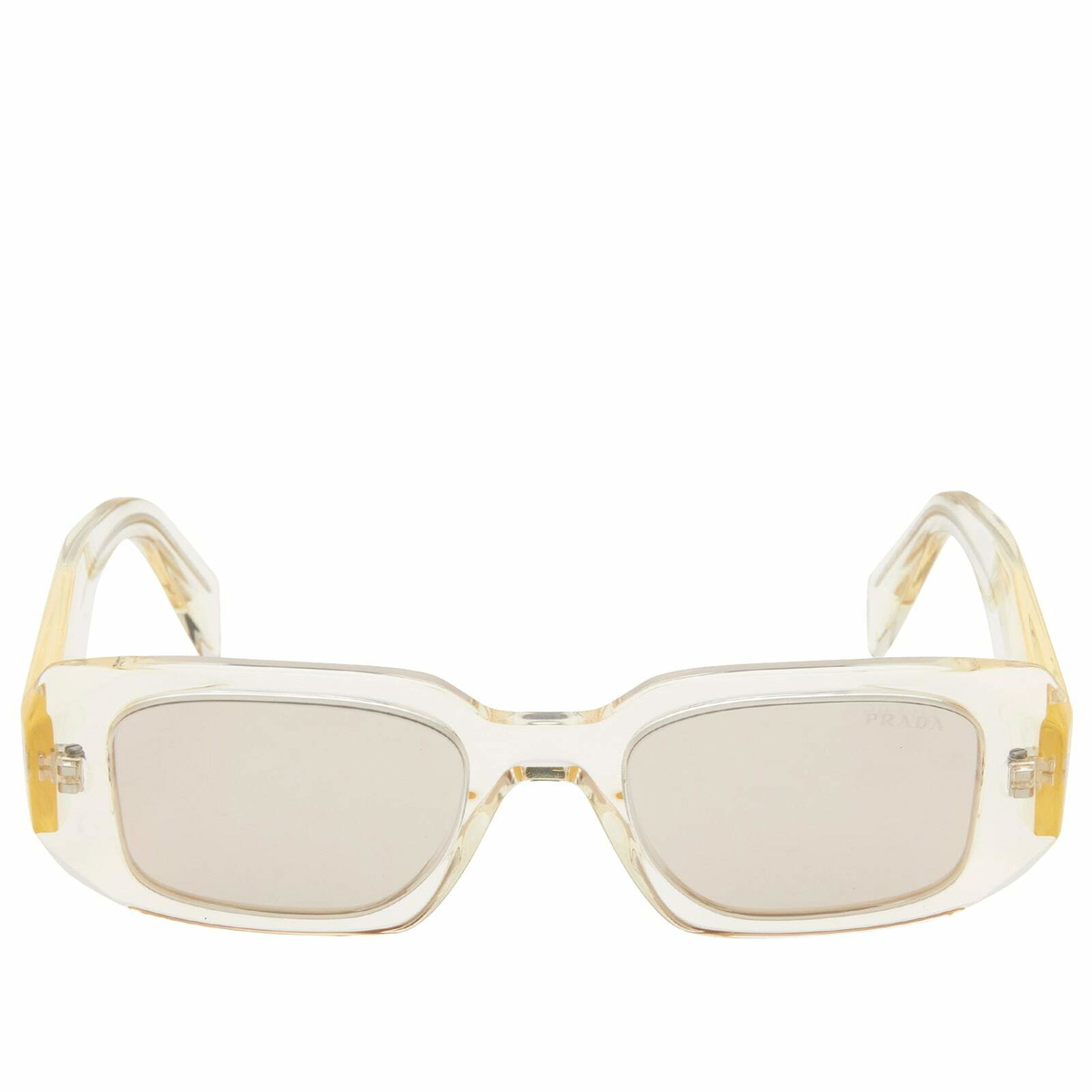 Prada Eyewear Women's 17WS Sunglasses in Transparent Champagne Prada