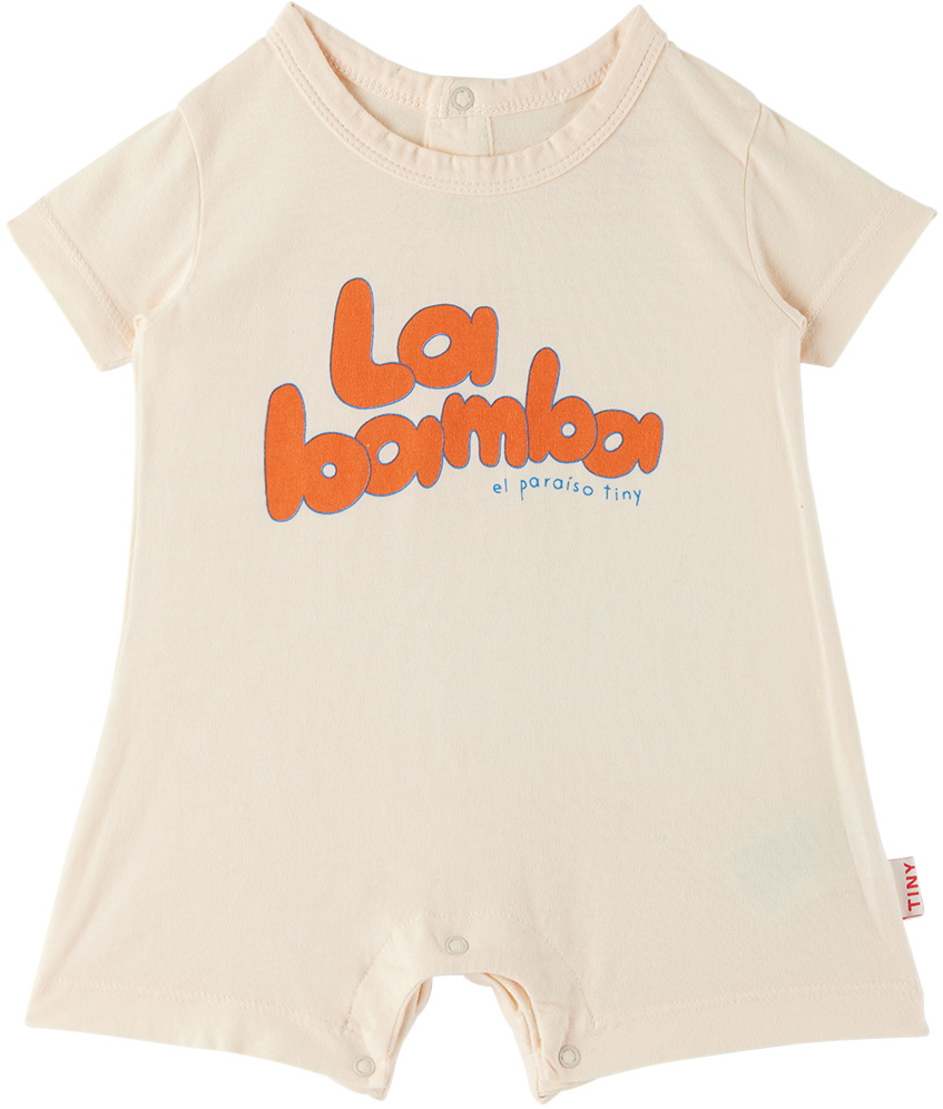 TINYCOTTONS Baby Off-White 'La Bamba' Bodysuit TINYCOTTONS