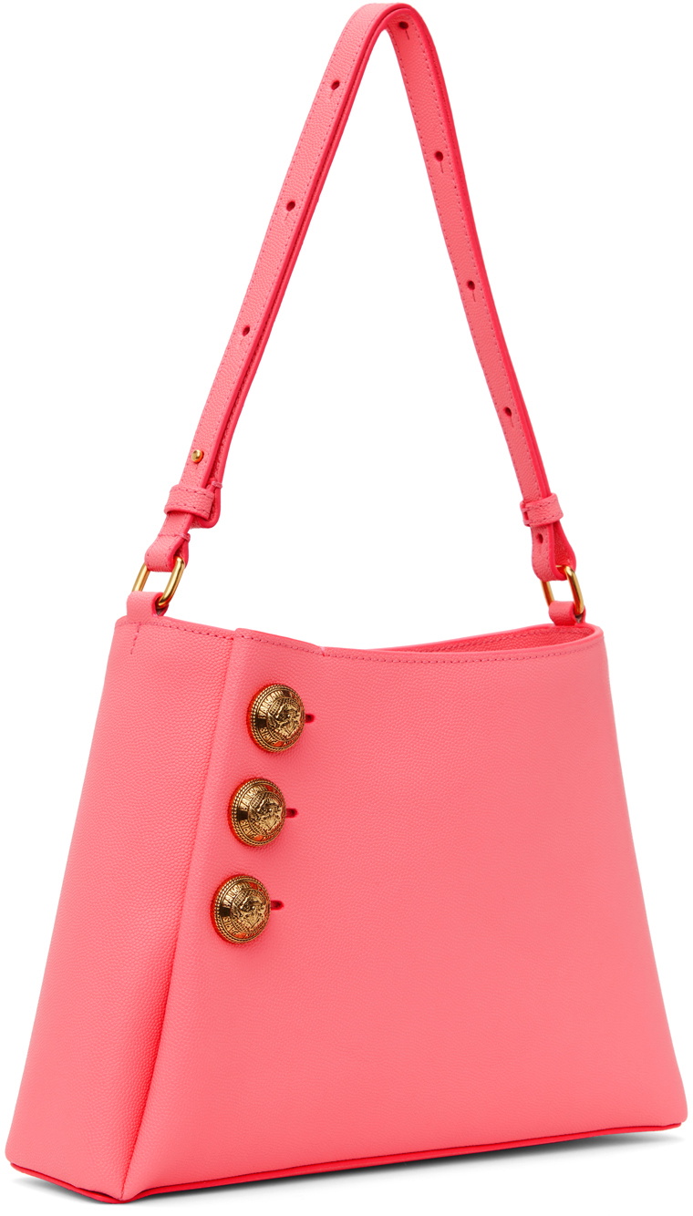 Balmain Pink Embleme Shoulder Bag Balmain