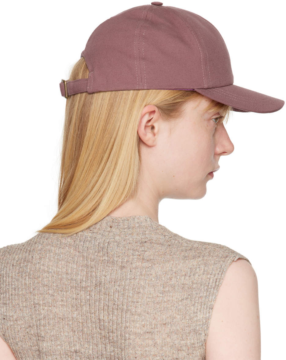 Vivienne Westwood Burgundy Embroidered Cap Vivienne Westwood