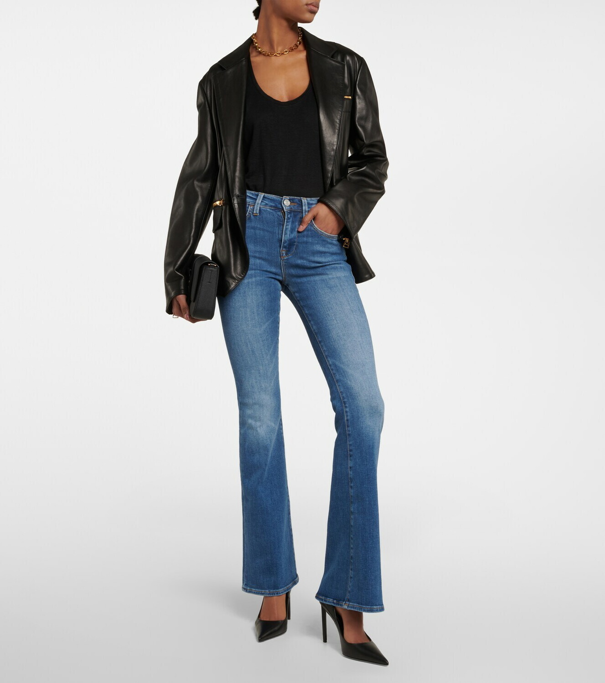 Frame - Le High Flare jeans Frame Denim