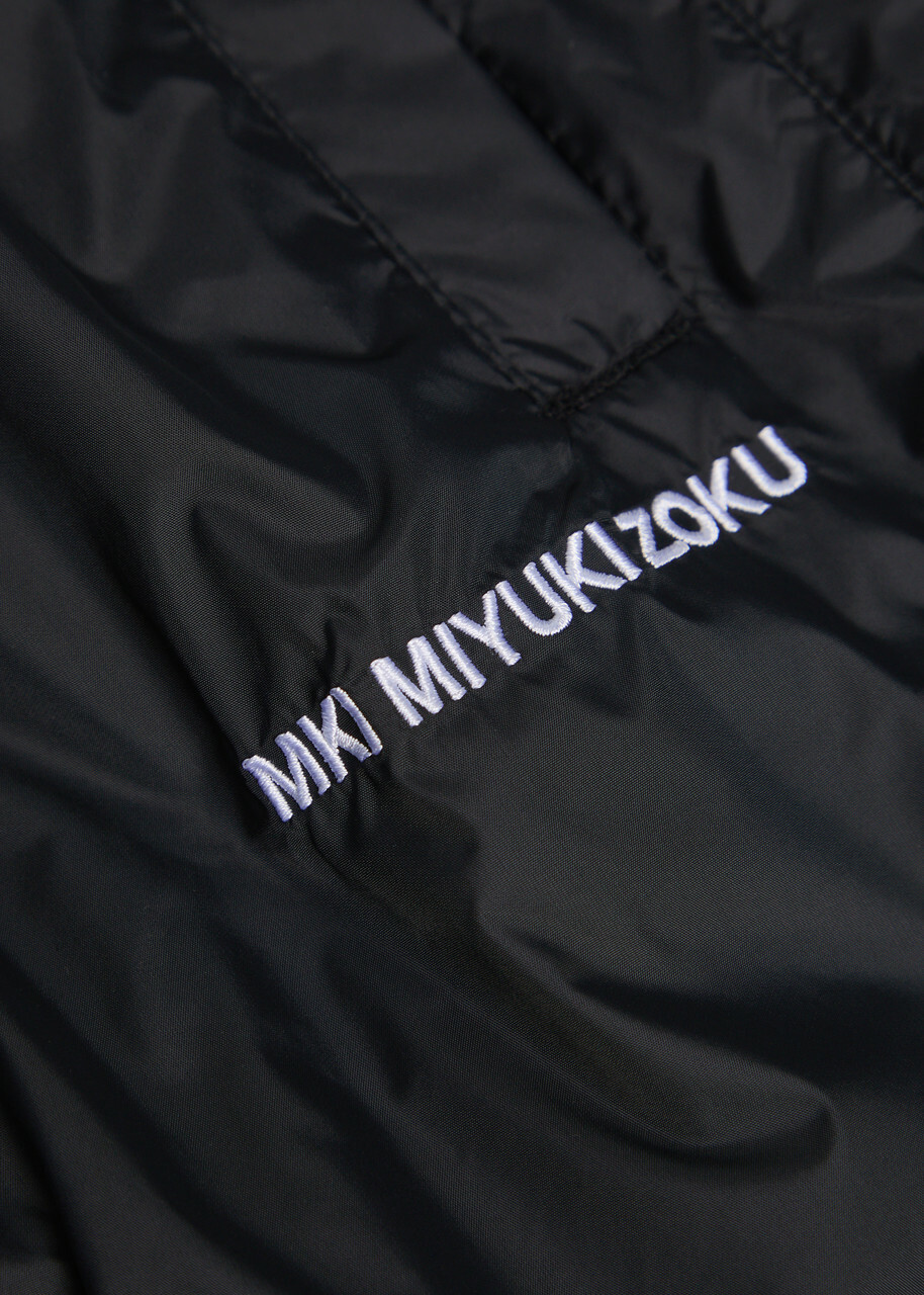 Mki Miyuki Zoku Logo-embroidered Shell Swim Shorts Black MKI Miyuki-Zoku