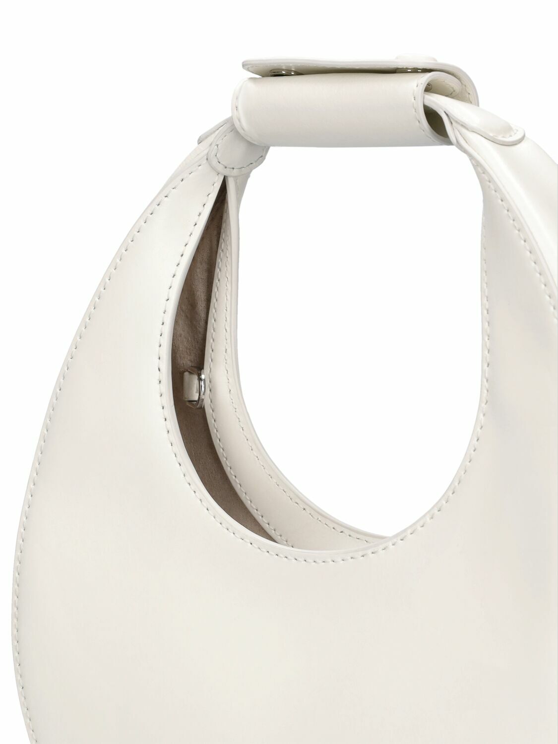 STAUD Mini Moon Leather Top Handle Bag Staud