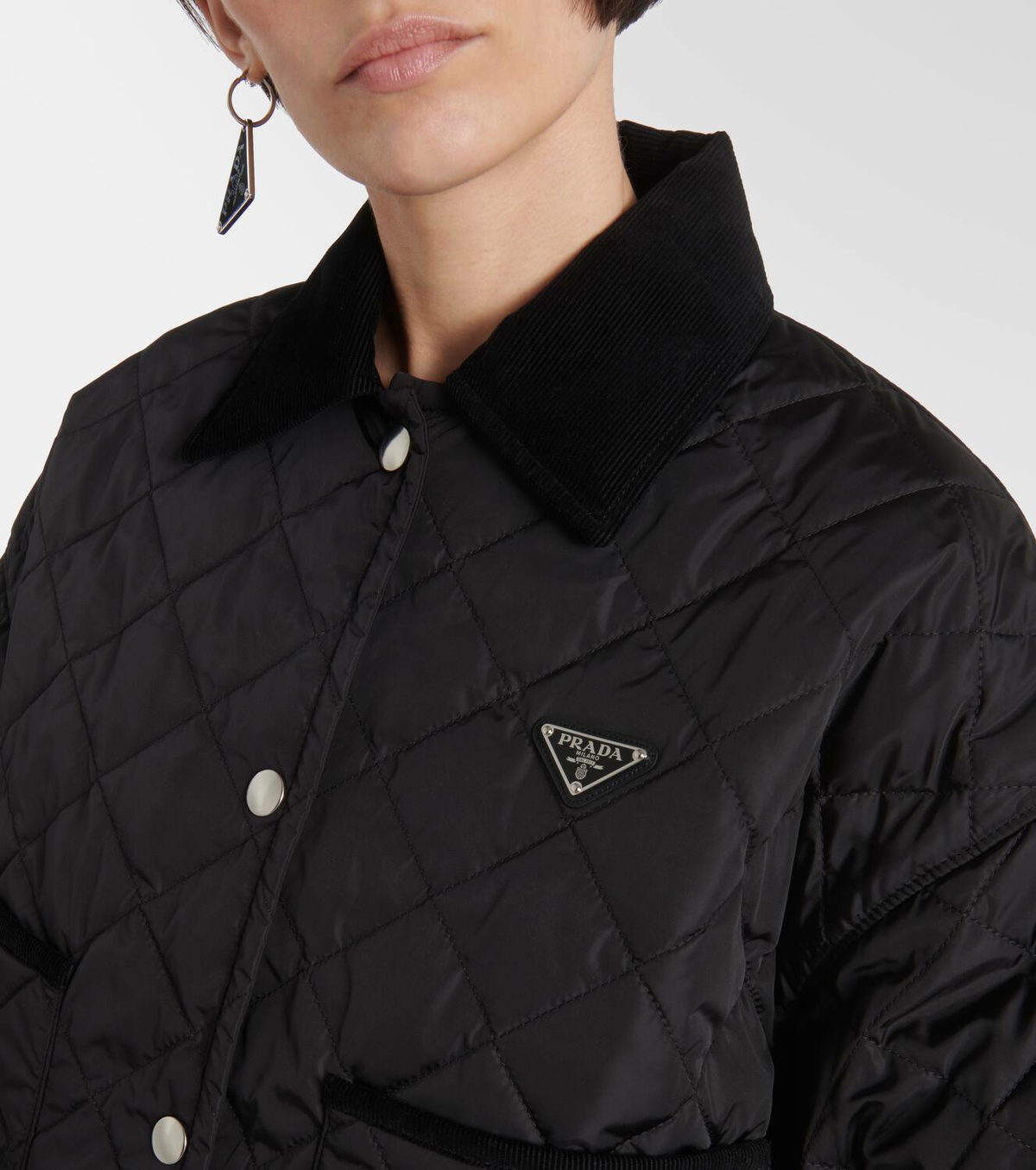 Prada Re-Nylon quilted cropped jacket Prada