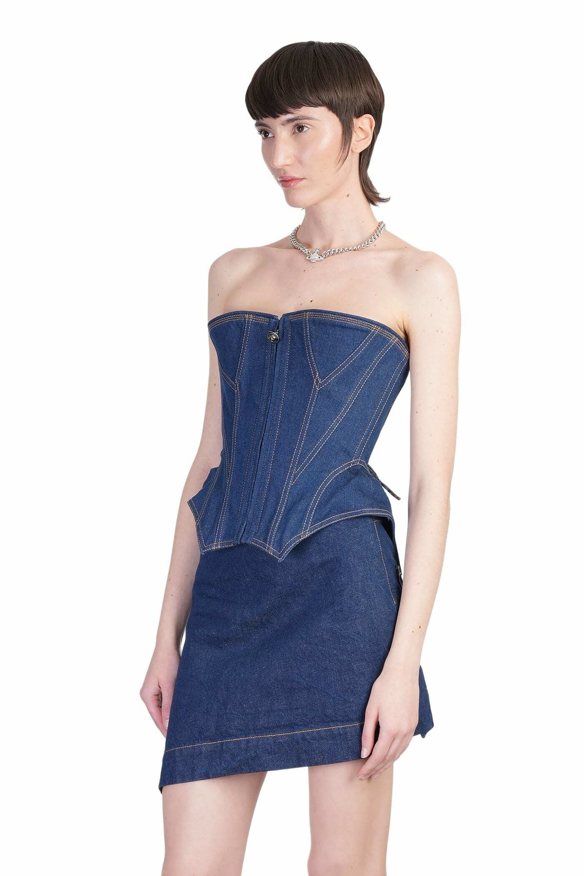 Vivienne Westwood Topwear In Blue Cotton Vivienne Westwood