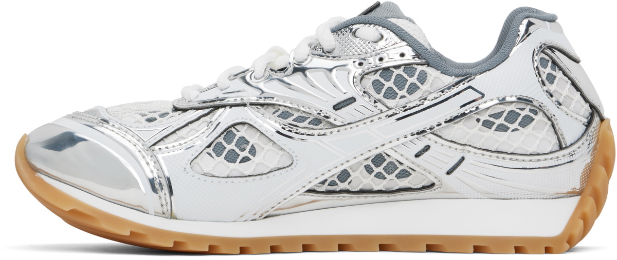 Bottega Veneta Silver Orbit Sneakers Bottega Veneta