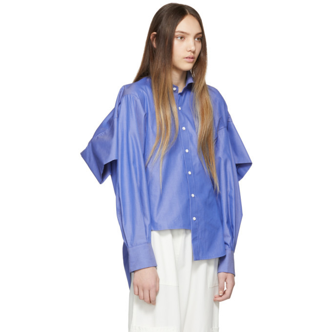 Enfold Blue Re-Construction Three Ways Shirt Enfold
