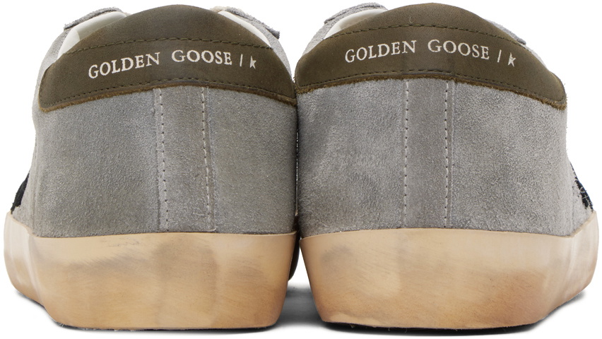 Golden Goose Gray Super Star Sneakers Golden Goose Deluxe Brand