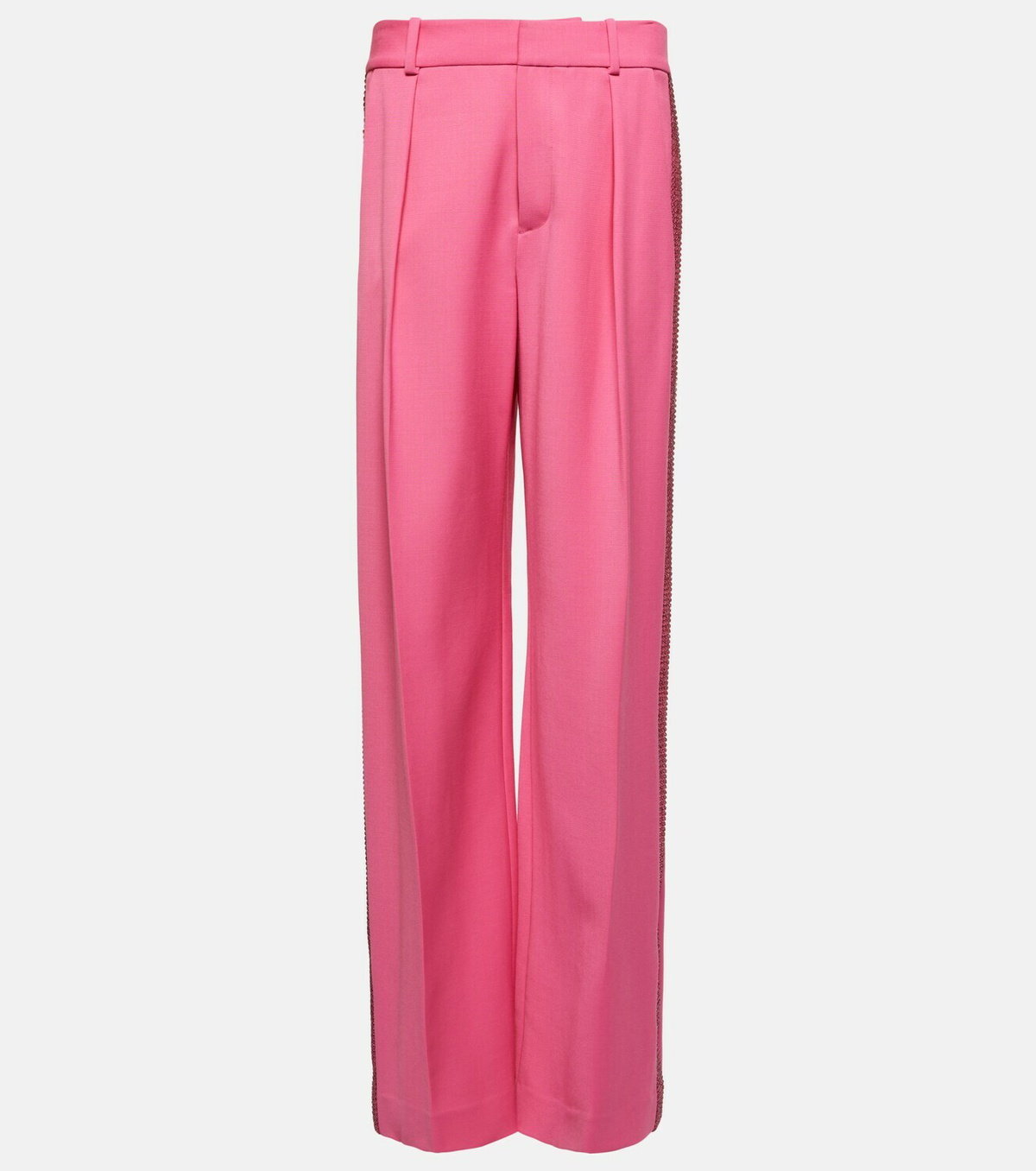 Area Wool crêpe wide-leg pants AREA