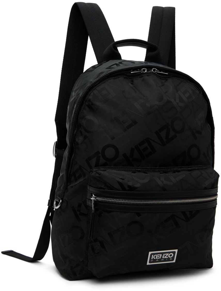 Kenzo Black Kenzo Paris 'KENZOGRAM' Backpack Kenzo