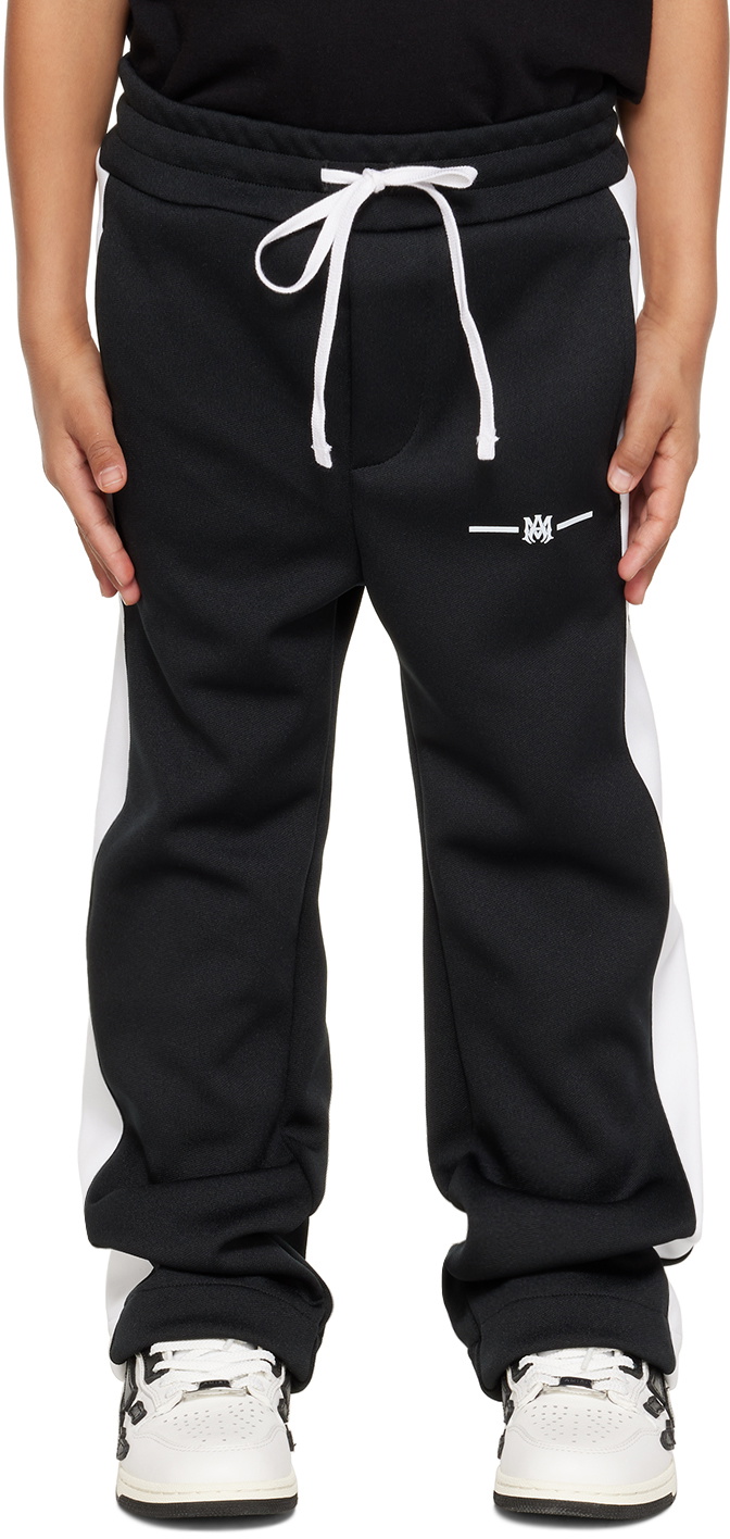 AMIRI Kids Black Drawstring Track Pants Amiri