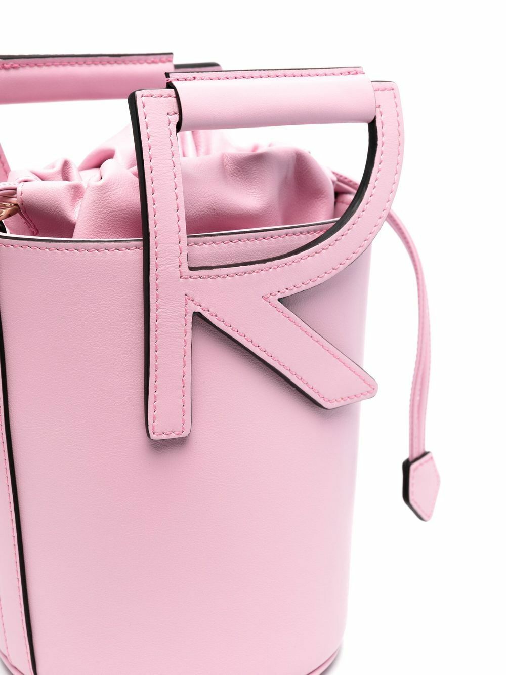 ROGER VIVIER - Rv Bucket Leather Bucket Bag Roger Vivier