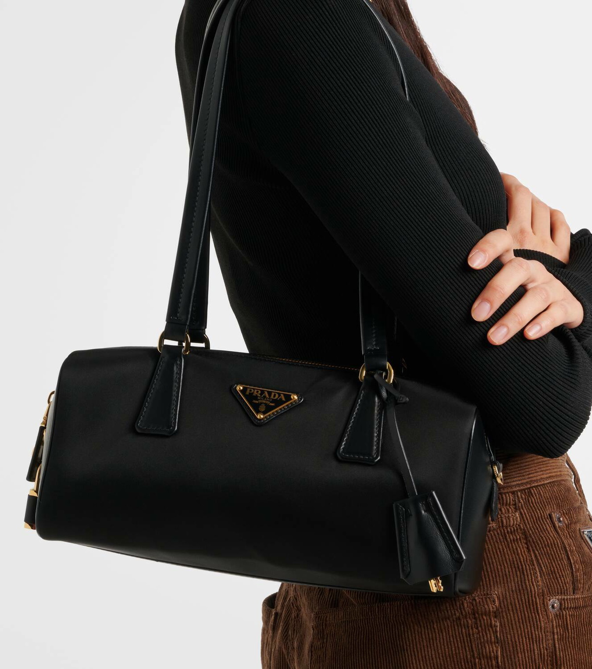 Prada Re-Nylon Medium leather tote bag Prada